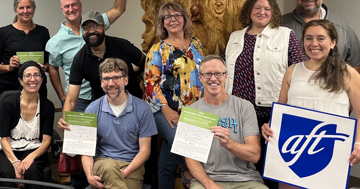 AFT-Maryland Unionizes Full-Time Community College Faculty | AFT-Maryland
