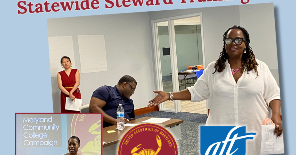 AFT Maryland Convenes Community College Faculty | AFT-Maryland