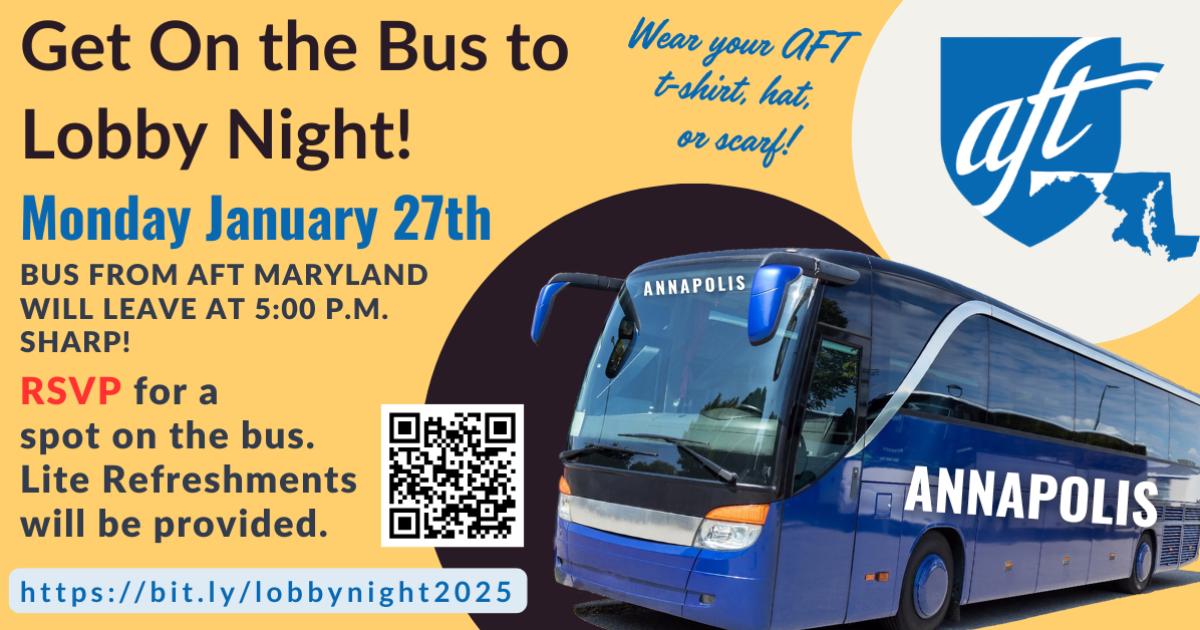 Get on the Bus to Lobby Night! | AFT-Maryland