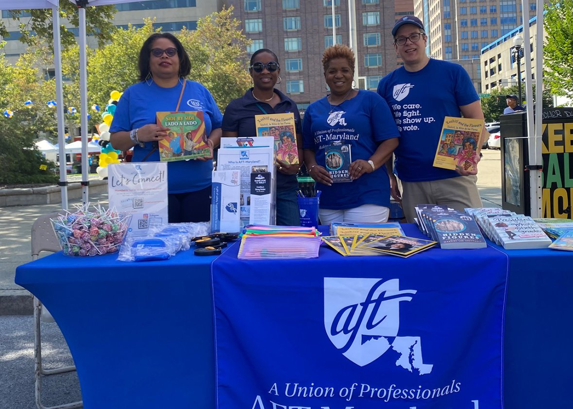 AFT-Maryland at Mayor Brandon Scott’s Back to School Community Event ...