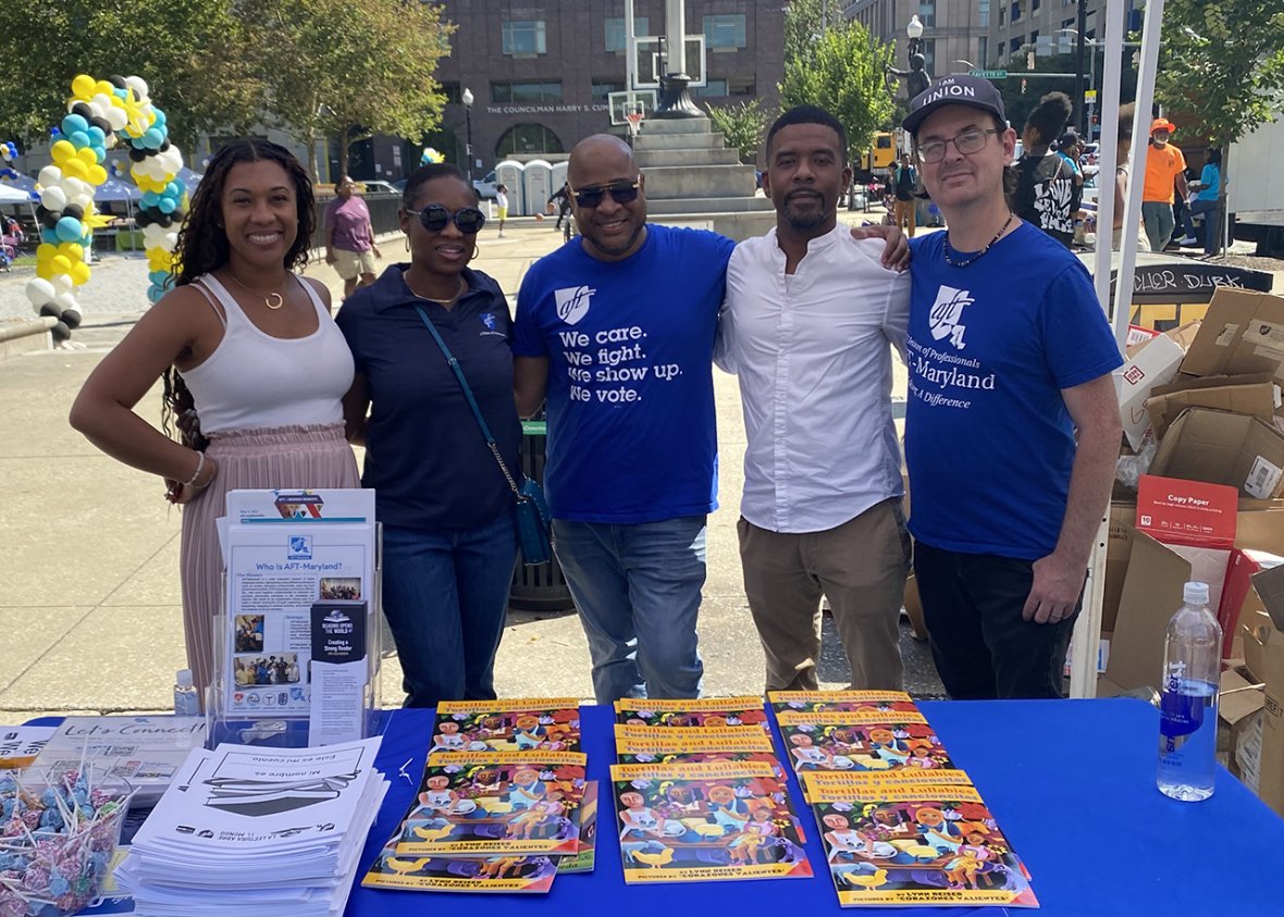 AFT-Maryland at Mayor Brandon Scott’s Back to School Community Event ...