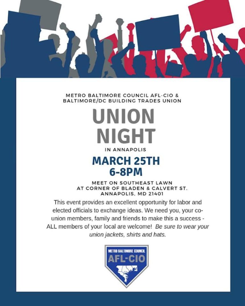 Union Night in Annapolis 2019 | AFT-Maryland